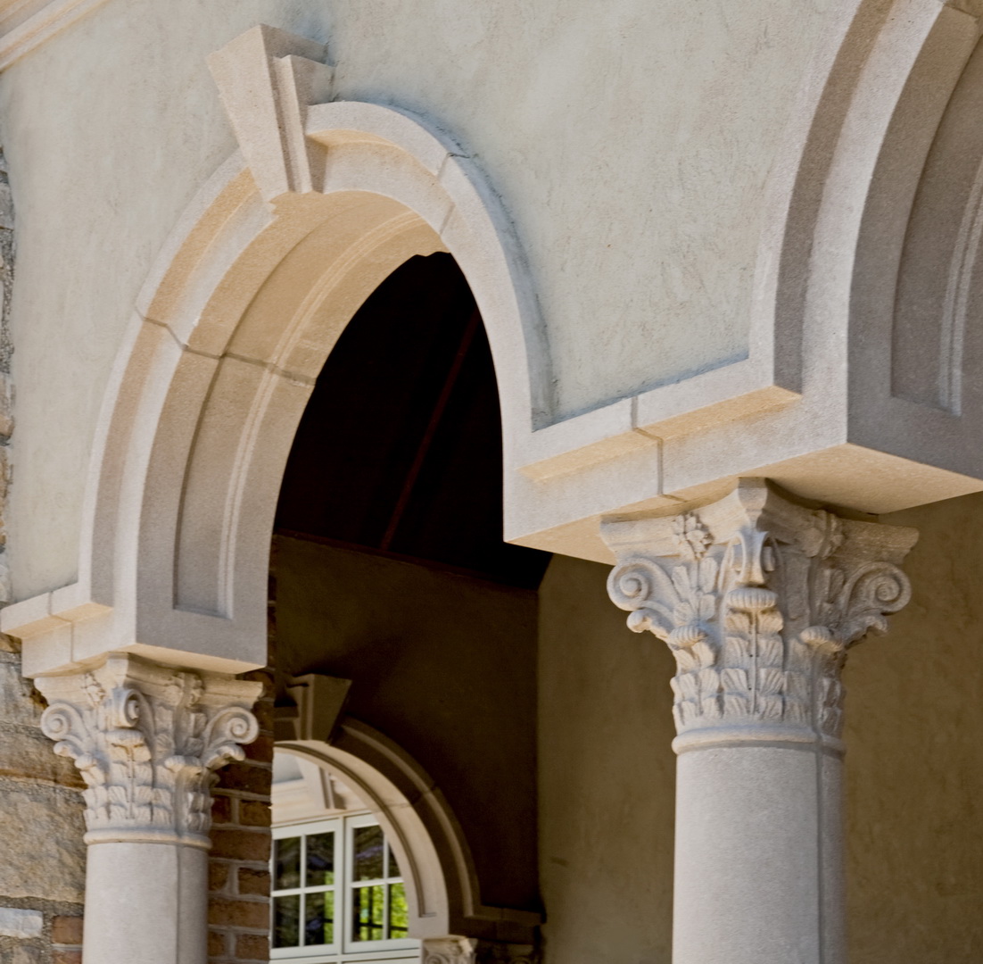 Showcase - Customized architectural masonry facade with period details